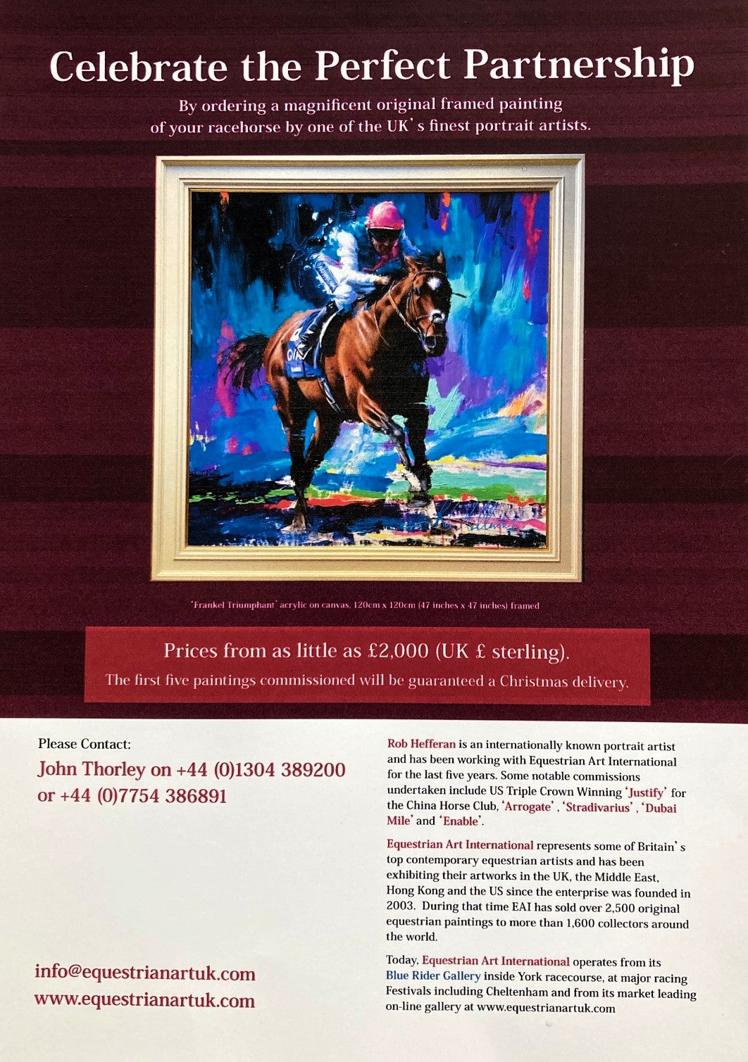 Celebrating the Perfect Partnership in the Owner Breeder Magazine ...